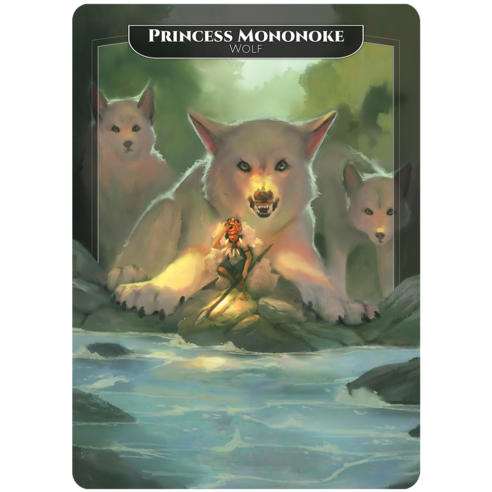 Princess Mononoke Foil Card Shibeink