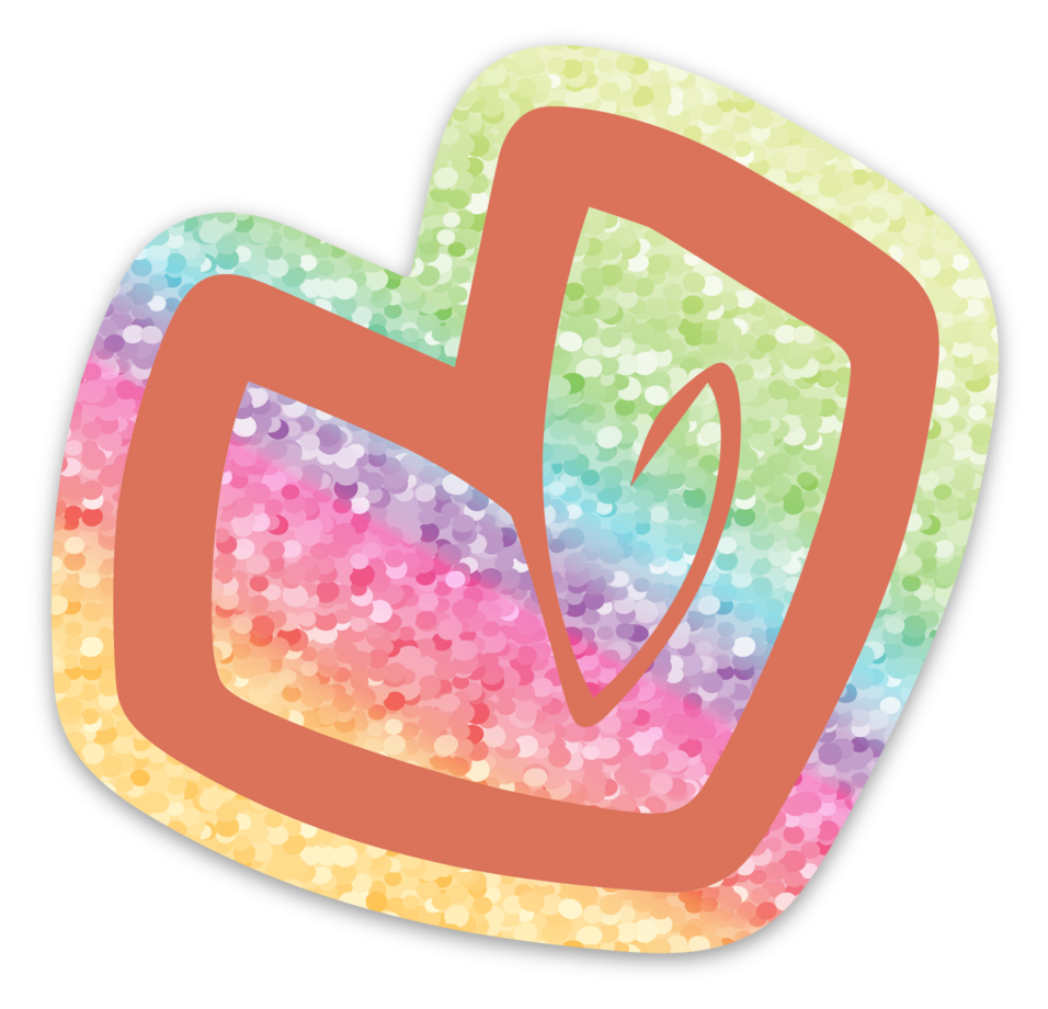 SHIBE INK LOGO | GLITTER VARIANT STICKER – ShibeInk