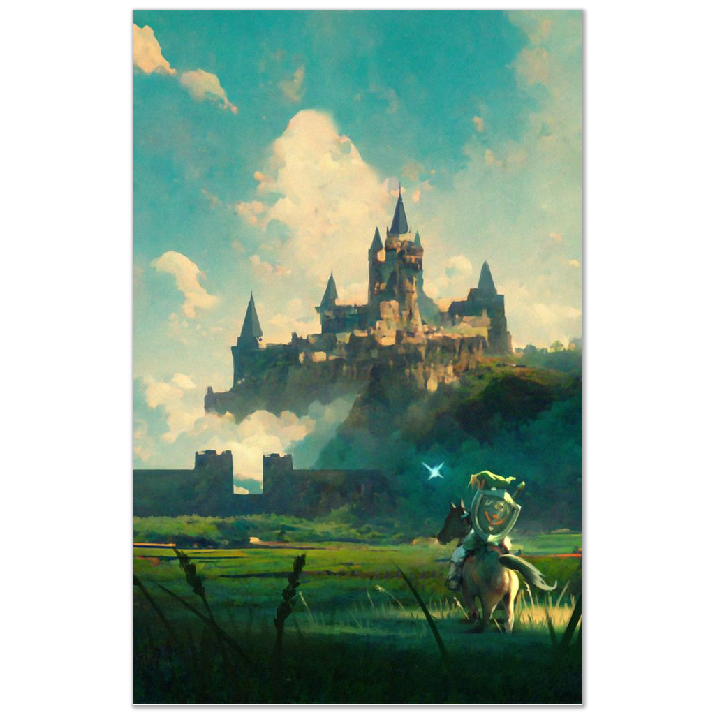 HYRULE CASTLE PRINT [LAST CALL] – ShibeInk
