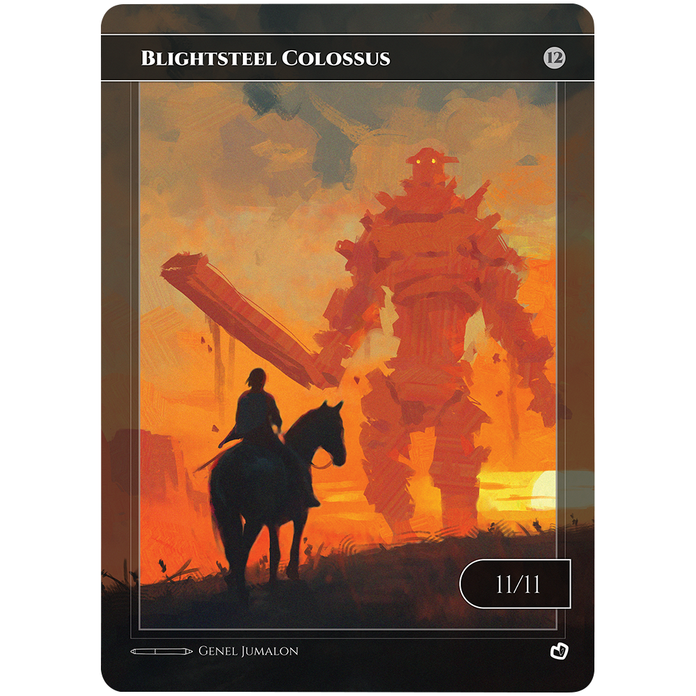 BLIGHT STEEL COLOSSUS | FOIL CARD – ShibeInk