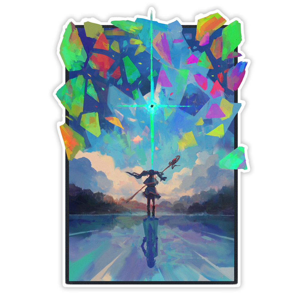 WORLD TURNED UPSIDE DOWN STICKER – ShibeInk